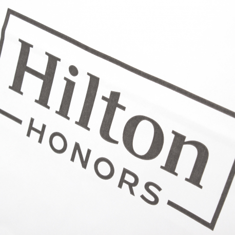 Printed Flat Handle Paper Gift Bags Ref Hilton