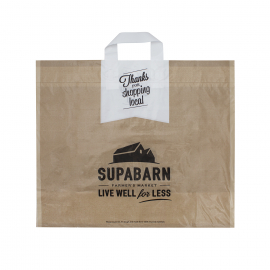 Printed Flexi Loop Plastic Bags - Precious Packaging