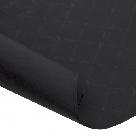 Blue Marlin Printed Black Tissue Paper