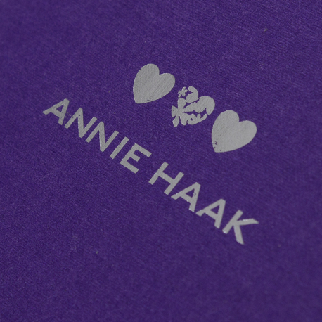 Two Piece Paper Box With Silver Foil Logo For Jewellery Ref Annie Haak